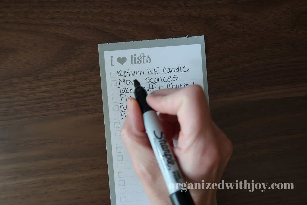 10 Habits of An Organized Person | organized with joy